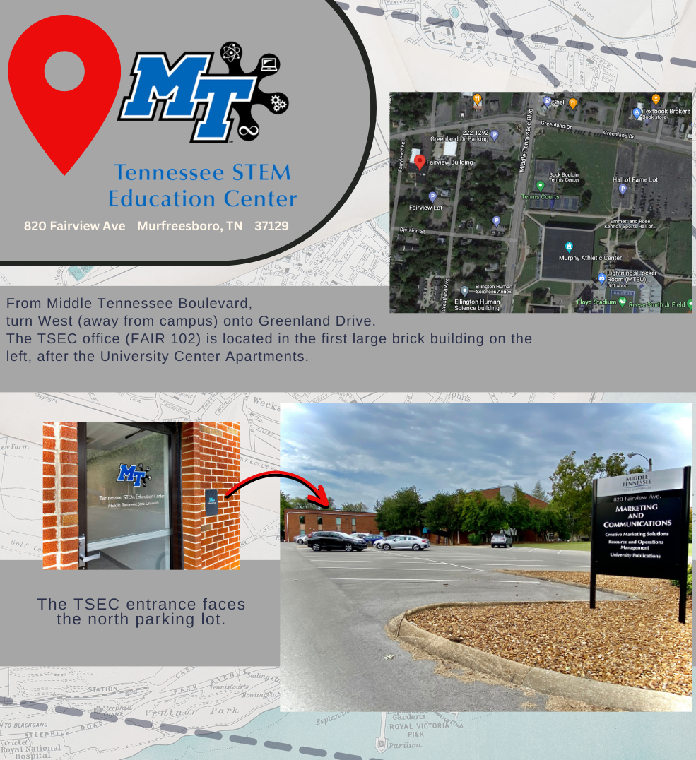 TSEC Driving Directions – Tennessee STEM Education Center